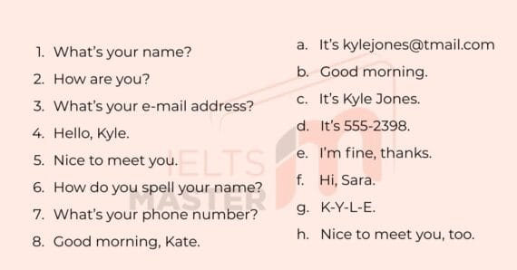 Practice Listening English Exercises for A1 – Introductions and Names ...